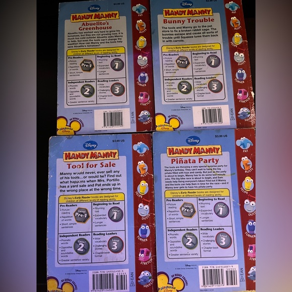 Disney | Toys | Disneys Handy Manny Childrens Books | Poshmark